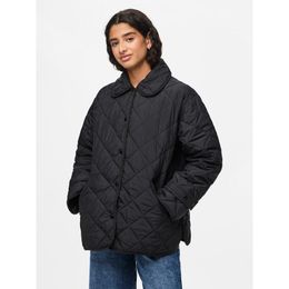 Pieces Damen Pieces Steppjacke &raquo;PCEMILY SHORT QUILTED JACKET NOOS BC&laquo; Kunstfaser schwarz S