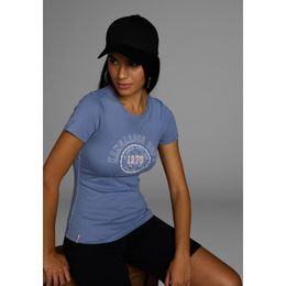 Kangaroos Damen Kangaroos T-Shirt mit sportlichem Druck blau 48/50