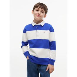 Tommy Hilfiger Jungen Langarm-Poloshirt Kinder bis 16 Jahre blau 74