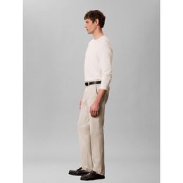 Calvin Klein Herren Chinohose &raquo;SLM CTTN STRTCH CHN&laquo; Mit G&uuml;rtelschlaufen beige 32, L&auml;nge 30
