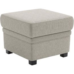 Sit & More sit&more Polsterhocker &raquo;Savona, B: 58 cm&laquo; individuell zu kombinieren 100% Polyester B/H/T: 58cm x 45cm x 58cm, Flachgewebe, ohne Stauraum