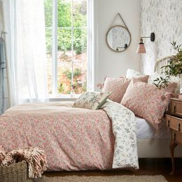 Laura Ashley Wendebettw&auml;sche &raquo;Loveston, aus Baumwoll Satin,&laquo; 3 tlg. mit floralem Muster, 3teilig, inkl 2 Kissenbez&uuml;ge bunt Satin, Obermaterial: 100% 