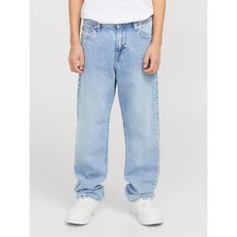 Jack & Jones Jack & Jones Junior Kinder Relax-fit-Jeans &raquo;JJICHRIS sitzt bequem und ist ideal f&uuml;r den Alltag&laquo; Abriebeffekte, modisch, relaxed fit, Denim blau 164, N