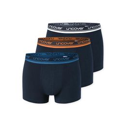uncover by Schiesser Herren uncover by Schiesser Boxer &raquo;Uncover Cotton&laquo; ohne Eingriff, Logo-Bund, elastisch, Single Jersey-Qualit&auml;t blau XXL