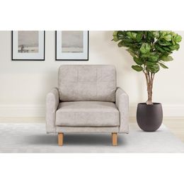 OTTO home Sessel &raquo;TRIPLO Relaxsessel mit Wellenunterfederung, Ma&szlig;e B/T/H: 95/100/89 cm&laquo; Polstersessel mit Steppung im R&uuml;ckenkissen, hohe Qualit&auml;t 