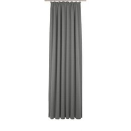 Adam Vorhang &raquo;Uni Collection light, nach Wunschma&szlig;&laquo; Kr&auml;uselband 1 Stk. tlg. aus 100% Bio-Baumwolle, Vorhang nach Wunschma&szlig; grau Baumwolle (Bio-Baumwolle) 