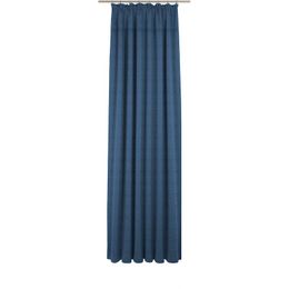 WIRTH Vorhang &raquo;Wiessee&laquo; Kr&auml;uselband 1 Stk. tlg. nach Ma&szlig; blau Baumwolle, Leinen, Modal 315cm, Kr&auml;uselband, 150cm