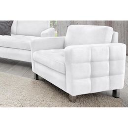 Sit & More sit&more Sessel &raquo;Pablo&laquo; wei&szlig; Luxus-Microfaser ALTARA NUBUCK (100% Polyester);Kunstleder SOFTLUX ;Luxus-Microfaser (90% Polyester; 10% Polyamid) 
