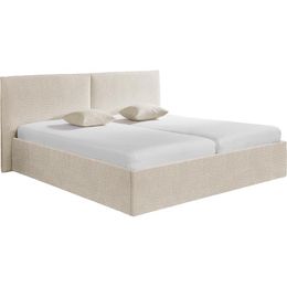Westfalia Schlafkomfort Polsterbett Bezug. Hochwertiger Boucl&eacute;, 100% Polyester pflegeleicht, Polsterung: Polsterwatte, Material Gestell: gepolsterter Holzwerkstoff, 
