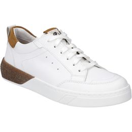 Josef Seibel Damen Sneaker "Wilma 03, weiss-braun", Gr. 40, wei&szlig;, Obermaterial: 100% Rindsleder Leather cow., Schuhe