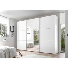 STAUD Schwebet&uuml;renschrank &raquo;Includo, Made in Germany&laquo; Mit Spiegelt&uuml;re und vier verschiedenen Ausstattungsvarianten wei&szlig; Holzwerkstoff wei&szlig;, B/H/T: 