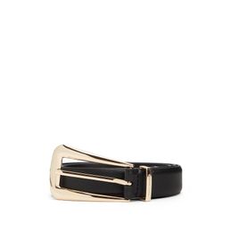 Tommy Hilfiger Damen Lederg&uuml;rtel &raquo;TH WEST 2.5 cm breit&laquo; mit l&auml;nglicher, eckiger Schnalle 75