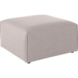 OTTO home Polsterhocker &raquo;N&ouml;re&laquo; Modul - zum Zusammenstellen; in vielen Bezugsqualit&auml;ten und Farben grau Samtoptik (100% Polyester);Struktur (100% 