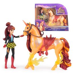 Spin Master Anziehpuppe &raquo;Unicorn Academy - Valentina und Einhorn Cinder Set&laquo; orange Einheitsgr&ouml;&szlig;e Anziehpuppe