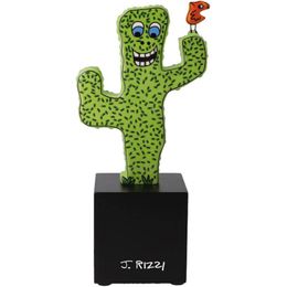 Goebel Dekofigur &raquo;James Rizzi - Desert Life&laquo; Sammelfigur, Tierfigur gr&uuml;n Porzellan B/H/T: 7cm x 21cm x 10cm