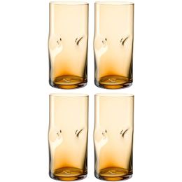 Leonardo Longdrinkglas &raquo;VESUVIO&laquo; 330 ml, 4-teilig gelb Glas &Oslash; 7cm x 14cm, 330ml, 4 Stk.