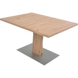 K+w Komfort & Wohnen K+W Komfort & Wohnen Esstisch &raquo;Giacomo II Ausziehtisch&laquo; Artisan Eiche Nachbildung, mit Schiebe-Ansteckplatte, Bodenplatte MDF braun B/H/T: 120cm x 