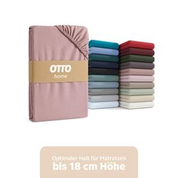 OTTO home Spannbettlaken &raquo;PHYSALIS in BASIC und PREMIUM Qualit&auml;t, 100% Baumwolle&laquo; f&uuml;r Matratzen bis 18 cm H&ouml;he, Bettlaken, Spannbetttuch, pflegeleicht