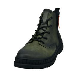 Bugatti Herren Bugatti Schn&uuml;rboots Schn&uuml;rstiefelette, Outdoorboots mit Rei&szlig;verschluss und Anziehlasche gr&uuml;n 47