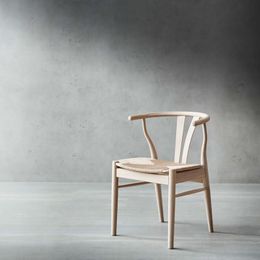Stuhl &raquo;Freja, Massivholz Stuhl mit gepolstertem Sitz &ndash; komfortabel & robust&laquo; () Massivholz, gepolsterte Sitzfl&auml;che, versch. Farbvarianten beige 