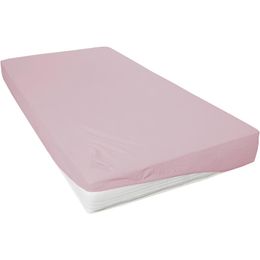 Primera Spannbettlaken &raquo;Teddy Flausch&laquo; 80% Baumwolle, f&uuml;r Matratzen bis 20 cm H&ouml;he, kuschelig warm im Winter lila Biber, Obermaterial: 80% Baumwolle, 20% 