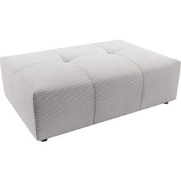 3C Candy Polsterhocker &raquo;Yoshy&laquo; Passend zur Serie Yoshy grau 88% Polyester, 12% Polyacryl B/H/T: 120cm x 41cm x 83cm, Cord