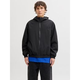 Jack & Jones Jack & Jones Herren Blouson &raquo;JJECHARGE LIGHT JACKET HOOD NOOS&laquo; mit Kapuze mit Kapuze schwarz XS