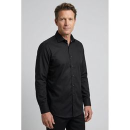 OLYMP Herren OLYMP Businesshemd &raquo;Level Five body fit&laquo; mit extralangem Arm schwarz 45, N-Gr