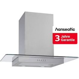 Hanseatic Wandhaube inkl. 3 Jahre Herstellergarantie silber Kompakte Ma&szlig;e mit 60 cm Breite und 40 cm Tiefe passen in viele K&uuml;chen