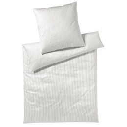 Elegante Bettw&auml;sche &raquo;Hamburger Streifen&laquo; 2 Stk. angenehmes Hautgef&uuml;hl Mako-Satin, Obermaterial: 100% Baumwolle B/L: 155cm x 220cm, 1 Stk., 1 Stk., Mako-Satin, 