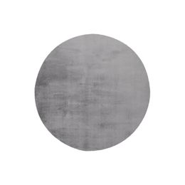 Kayoom Teppich &raquo;Cross 425&laquo; rund 21 mm H&ouml;he Hochflor Polyester &Oslash; 120cm 1 Stk., 21mm, &Oslash; 120cm