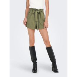 Jacqueline de Yong Jdy Damen JDY Shorts &raquo;JDYSAY MW LINEN SHORTS WVN NOOS&laquo; gr&uuml;n 34 (XS), N-Gr