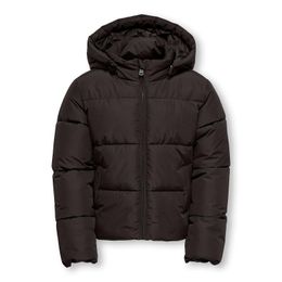 Kids Only M&auml;dchen KIDS Only Steppjacke &raquo;KOGJUTA LIFE SHORT PUFFER OTW NOOS&laquo; mit Kapuze braun 116