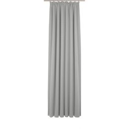 Adam Vorhang &raquo;Uni Collection light, nach Wunschma&szlig;&laquo; Kr&auml;uselband 1 Stk. tlg. aus 100% Bio-Baumwolle, Vorhang nach Wunschma&szlig; grau Baumwolle (Bio-Baumwolle) 