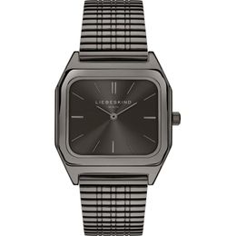 Liebeskind Berlin Damen Quarzuhr &raquo;LT-0354-MQ&laquo; Armbanduhr, Damenuhr, analog, Edelstahlband schwarz Einheitsgr&ouml;&szlig;e
