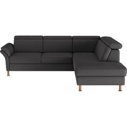 OTTO home Ecksofa &raquo;Calypso L-Form&laquo; mit Relaxfunktion motorisch im Sofa 2,5- Sitzer grau 100% Polyester B/H/T: 259cm x 85cm x 227cm, Luxus-Microfaser 