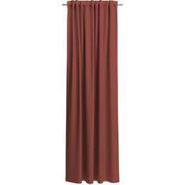 Neutex for you! Verdunkelungsvorhang &raquo;INSULA&laquo; Multifunktionsband 1 Stk. tlg. Uni-Dimout f&uuml;r starke Verdunklung, nach Ma&szlig; rot Polyester 220cm, 