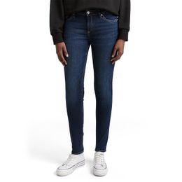 Tom Tailor Denim Damen Tom Tailor Denim Skinny-fit-Jeans im Five-Pocket Style blau 32, L&auml;nge 32