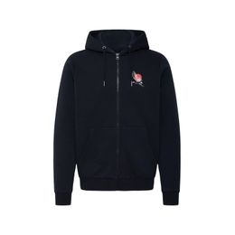 Blend Herren Kapuzensweatjacke "Kapuzensweatjacke BHJapa Backprint", schwarz, Gr. L, Obermaterial: 60% Baumwolle CO. 40% Polyester PES., Sweatjacken