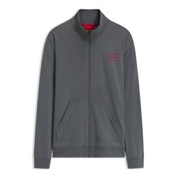 Hugo Underwear Herren HUGO Underwear Sweatjacke &raquo;Laze Zip Jacket&laquo; mit seitlichen Taschen grau M (50)