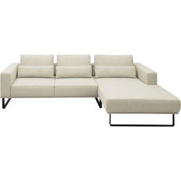 Musterring Ecksofa &raquo;JustB! PM100&laquo; Gro&szlig;z&uuml;gige 292 cm Breite, schwarze Metallkufen -erh&auml;ltlich in 6 Farben beige 100% Polyester B/H/T: 292cm x 88cm x 185cm, 