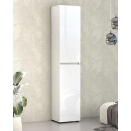Home Affaire Schuhschrank &raquo;Mister,Schuhkommode,Schuhm&ouml;bel,Schuhablage,Schuhregal&laquo; Breite 40 cm, H&ouml;he 200 cm, Tiefe 34 cm, 2 T&uuml;ren, 12 F&auml;cher, 