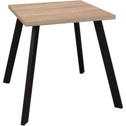 M&auml;usbacher Bistrotisch &raquo;Big Bistro Metall&laquo; Eckige Platte BHT 70x75x70 cm B/H/T: 70cm x 75cm x 70cm