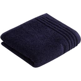 Vossen Handtuch &raquo;Vienna Style Supersoft&laquo; Supersoft Baumwolle blau Webfrottier, Baumwolle B/L: 50cmx100cm, 2 Stk., Webfrottier