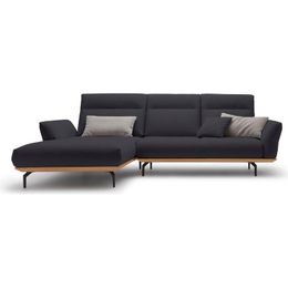 Creation BY ROLF BENZ Ecksofa &raquo;CR.460 Designsofa mit verstellbarer R&uuml;ckenlehne, hochwertig & bequem&laquo; Sockel in Eiche, Alugussf&uuml;&szlig;e in umbragrau, Breite