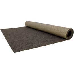 PRIMAflor-Ideen in Textil L&auml;ufer &raquo;PODIUM&laquo; rechteckig 2,6 mm H&ouml;he Breite 100 cm, robuster Nadelfilz, Uni-Farben grau Polypropylen (PP) B : 100cm 1 Stk.