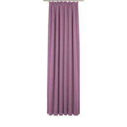 WIRTH Vorhang &raquo;Newbury&laquo; Kr&auml;uselband 1 Stk. tlg. nach Ma&szlig; lila Baumwolle, Polyester 275cm, Kr&auml;uselband, 130cm