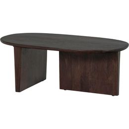 Woood Couchtisch &raquo;Seam mit Massivmangoholz und organischem Beindesign 110x60x40 cm&laquo; Tischblattdicke 2,5 cm, konische Beine von 7 cm, Tragkraft 40 kg B