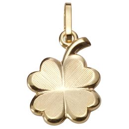Firetti Damen Kettenanh&auml;nger &raquo;Schmuck Geschenk Gold 333 Halsschmuck Anh&auml;nger f&uuml;r Halskette Kleeblatt&laquo; gold Gelbgold 333, 0,75 g