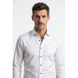 OLYMP Herren OLYMP Langarmhemd &raquo;Luxor&laquo; Businesshemd, modern fit, New-Kentkragen wei&szlig; 41, N-Gr
